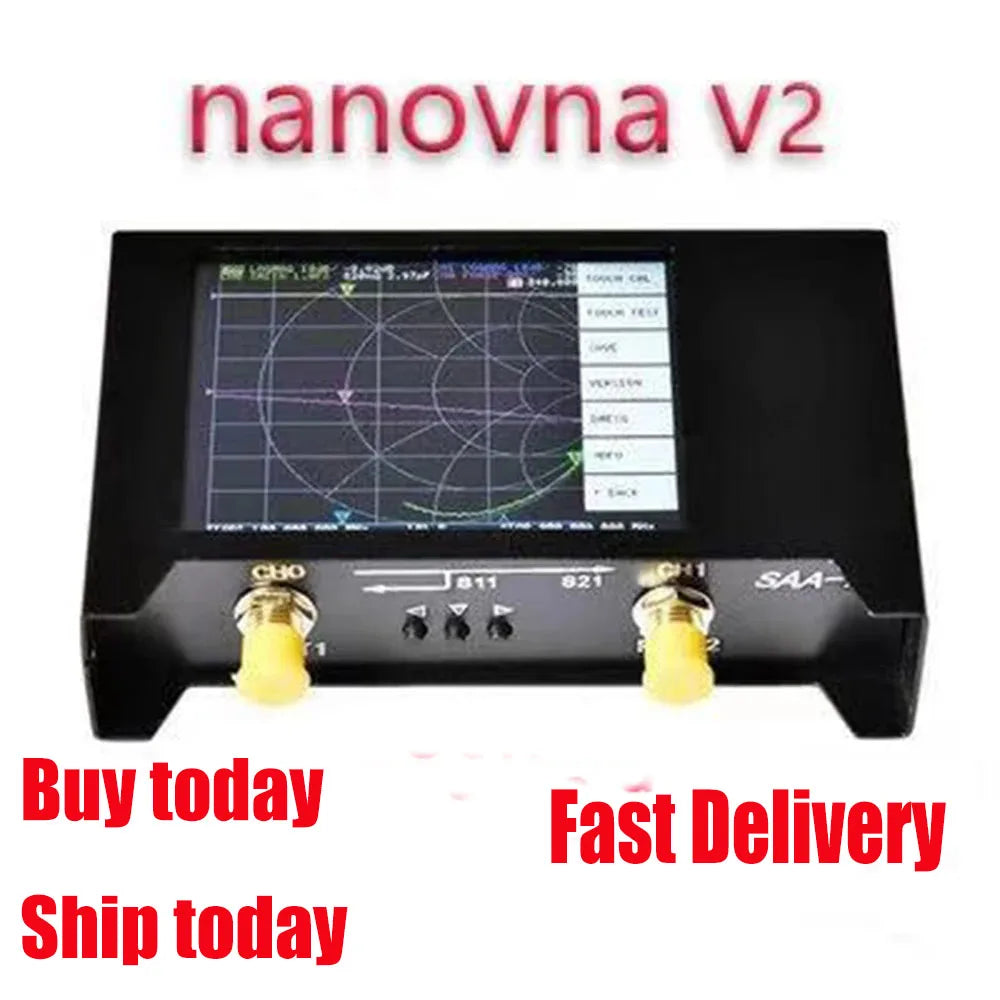 NanoVNA V2/ SAA2 3G Version VNA HF VHF UHF UV Vector Network Analyzer – Par Masters