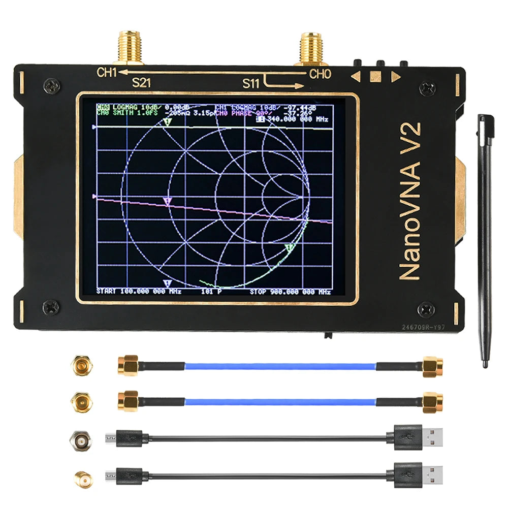 NanoVNA S-A-A-2 V2 Vector Network Analyzer – Par Masters