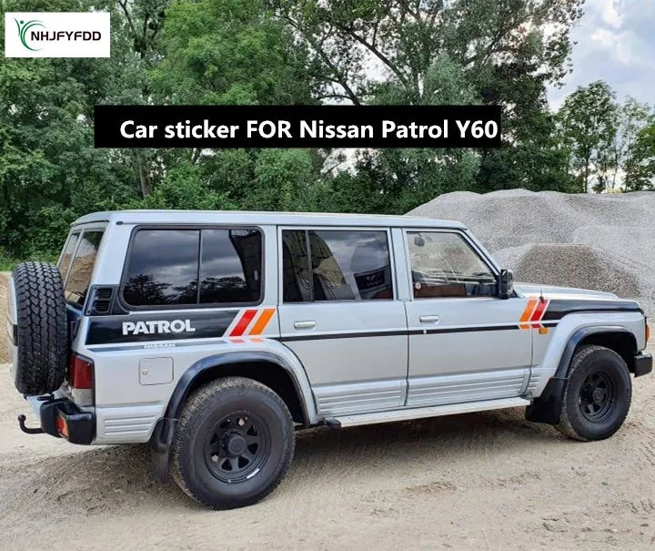 Car stickers FOR Nissan Patrol Y60 body exterior decoration fashion sp – Par Masters