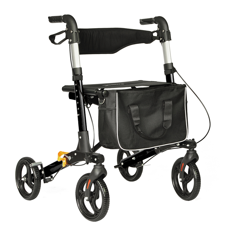 Standing Upright Rollator Senior Walker With Seat – Par-Masters