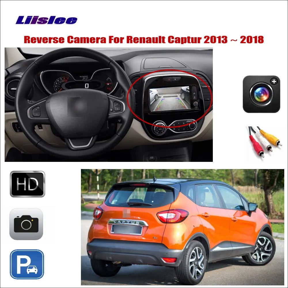 For Renault Captur 2013-2016 2017 2018 Car Back Reverse Rearview Camer ...