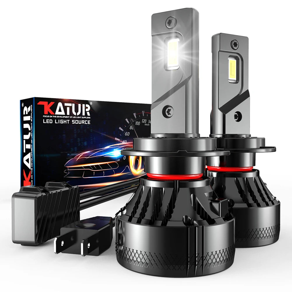 Katur F5 LED Headlights Bulb Fog Light H4 H7 H1 Car LED Headlamp 110W ...