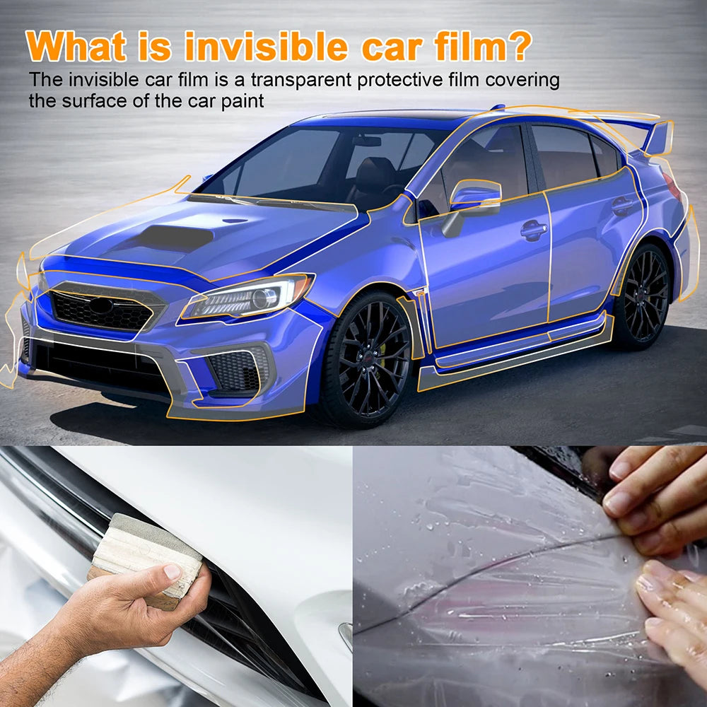 TPU Film For Subaru WRX 2018 2019 2020 2021 Car Invisible Transparent ...