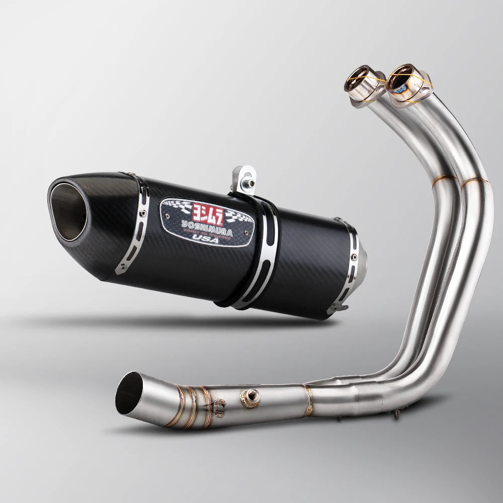 Yoshimura R77 carbon muffler For YAMAHA MT07 XSR700 FZ07 Slip On Front ...