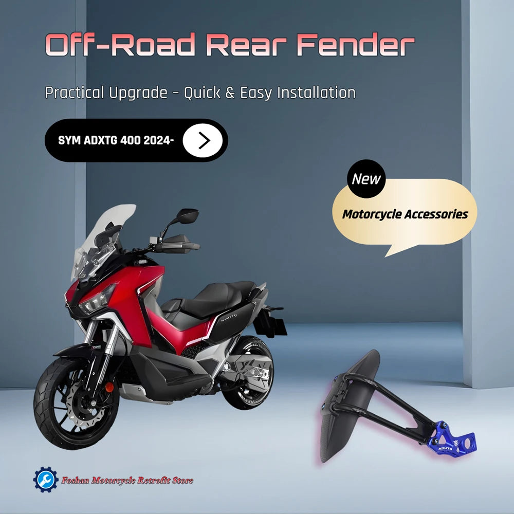 For SYM ADXTG400 2024 2025 Rear Fender Motorcycle Modifications Access ...