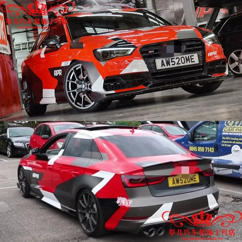 car sticker FOR Audi RS3 RS4 body exterior decoration personalized cus ...