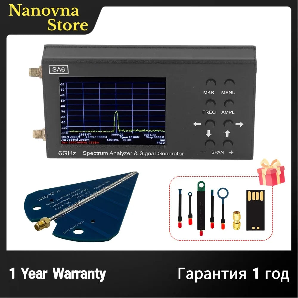 SA6 6GHz Spectrum Analyzer – Par Masters
