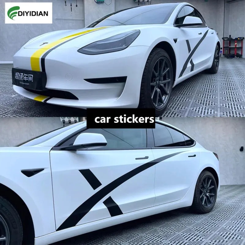 New car stickers FOR Tesla Model 3 Model Y body hood custom personaliz ...