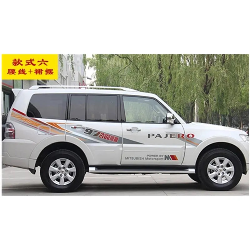 car sticker FOR Mitsubishi Pajero V97 V93 V73 body personalized custom ...