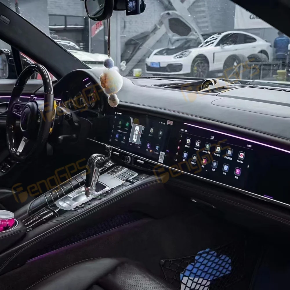 Dual screen 128G For Porsche Panamera 2010-2017 Intelligent System Nav ...