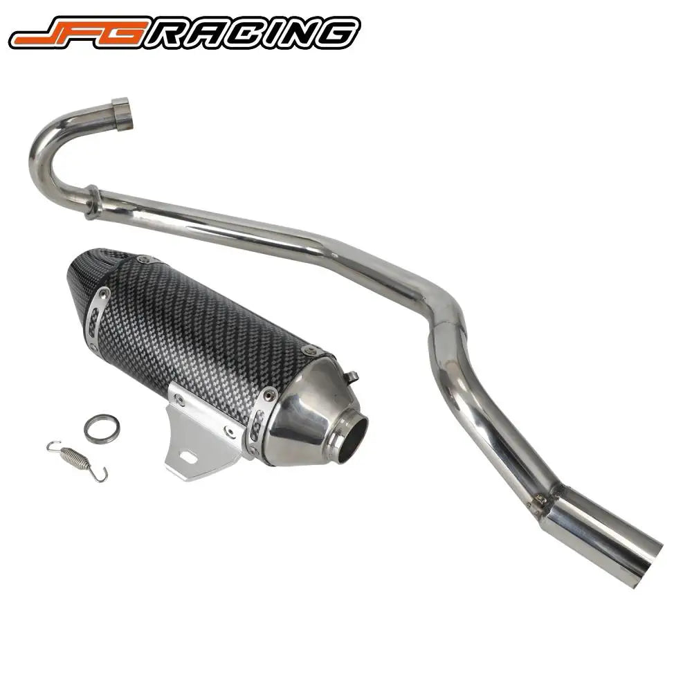 Escape-Pipe Full System Exhaust Pipe Motorcycle Parts For Kawasaki KLX ...