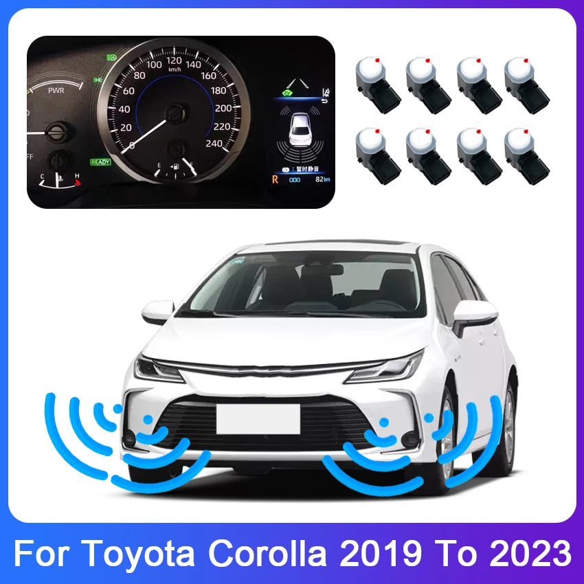 New!Original Car Parking Sensor Assistance Backup Radar Buzzer System ...