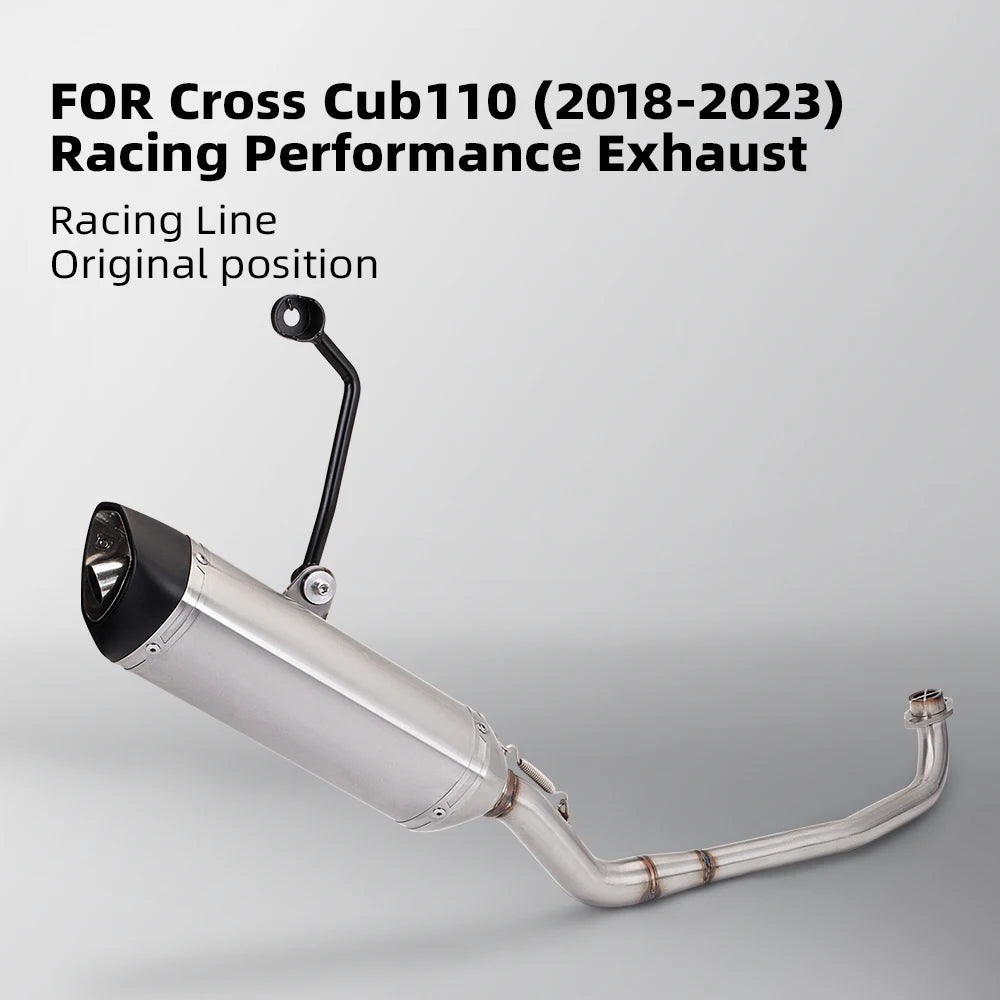 For cub110 super cub System Escape Slip On Front Tube Link Pipe Connec ...