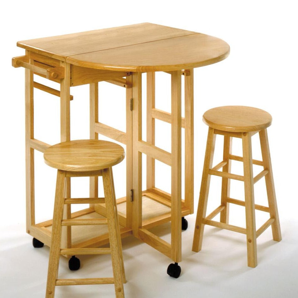 Ultimate Portable Kitchen Island Breakfast Bar Table Set – Par-Masters
