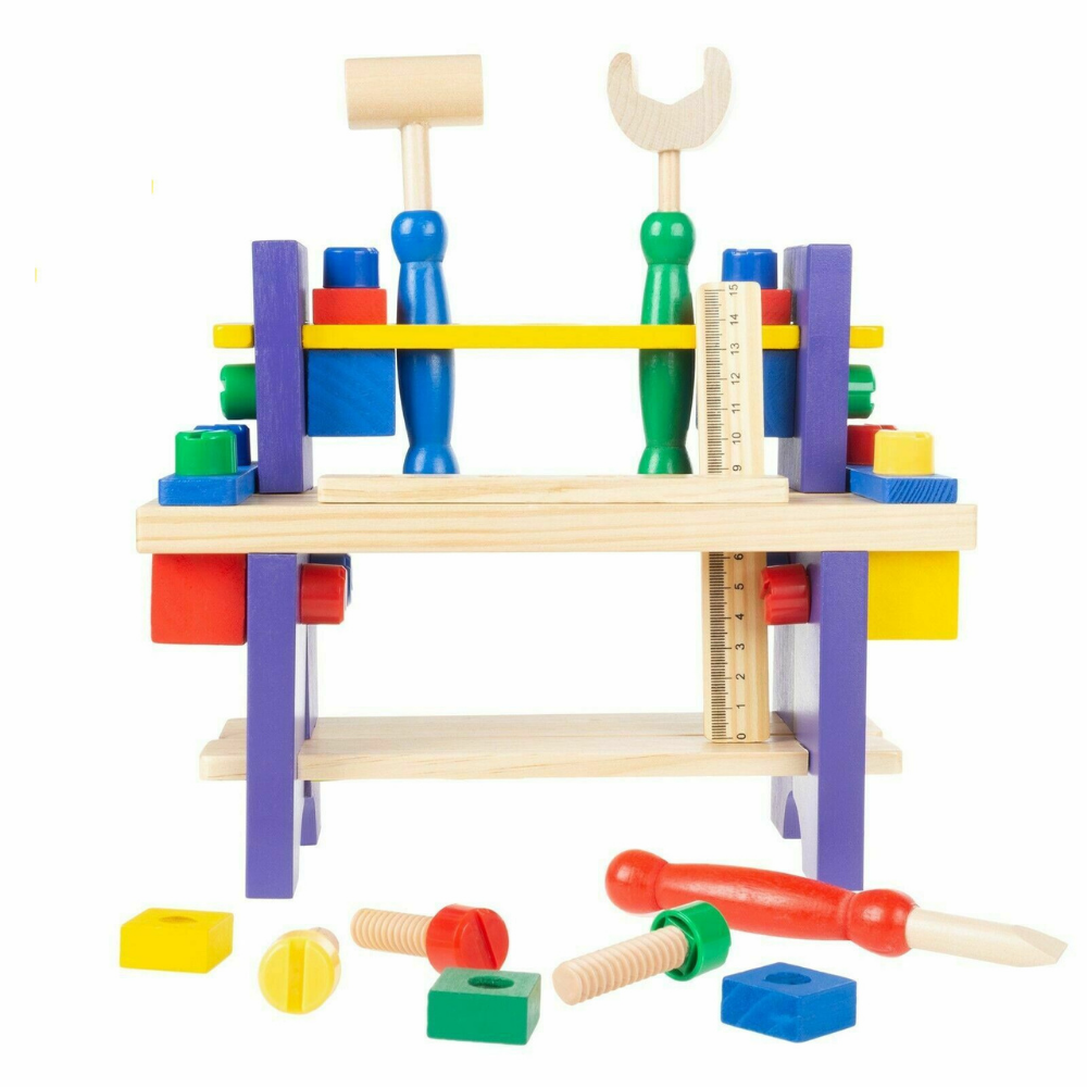 Kids Realistic Pretend Play Tool Work Bench Toy – Par-Masters