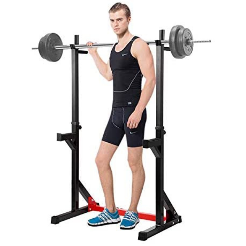 Adjustable Home Gym Bench Press And Squat Barbell Half Rack – Par-Masters