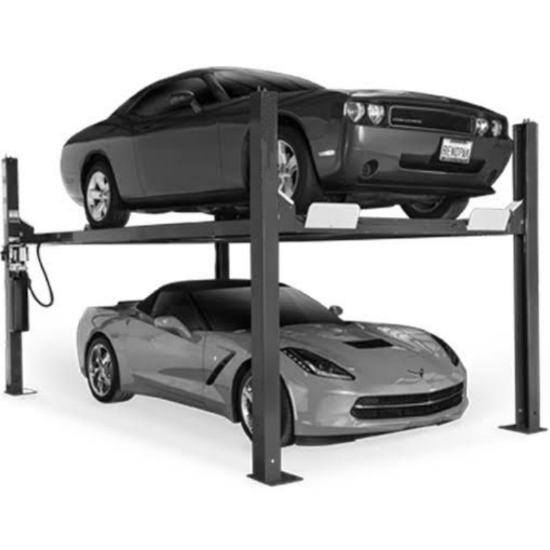 Heavy Duty Portable 4 Post Car Home Garage Storage Lift 8,000 lbs – Par ...