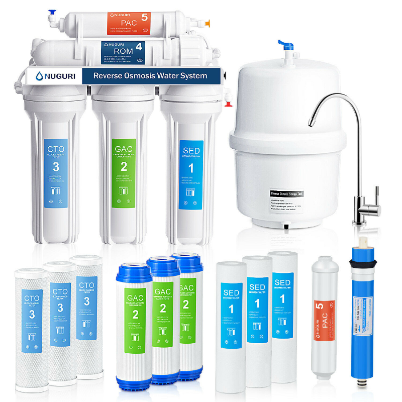 Premium Under Sink 5 Stage Reverse Osmosis Water Filtration System ...
