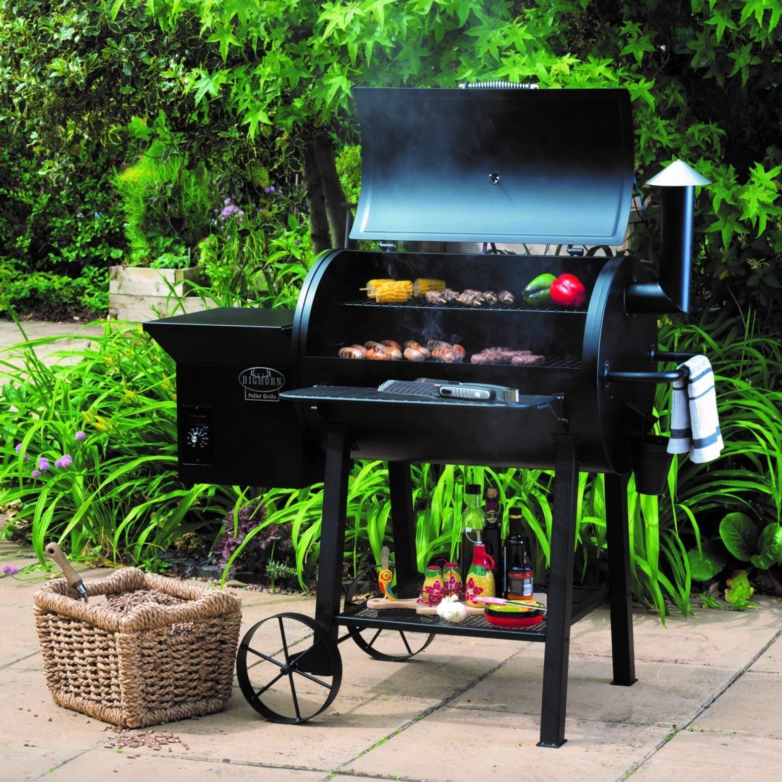 Portable 6 in 1 Wood Pellet Smoker BBQ Grill – Par-Masters