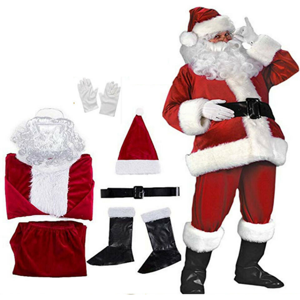 Premium Complete Santa Claus Costume Suit – Par Masters