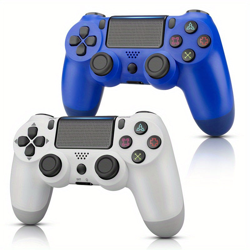 OUBANG 2 Pack Controller With LED Light For PS4 2 Motors Sensor Headph Par Masters