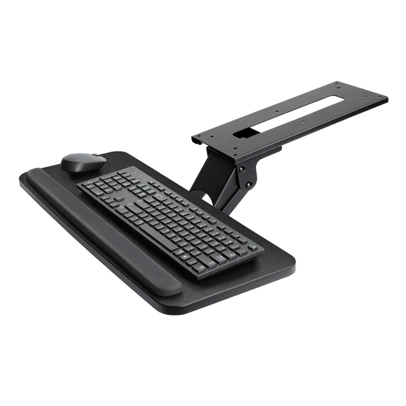 Premium Adjustable Under Desk Clamp On Keyboard Drawer Tray – Par-Masters