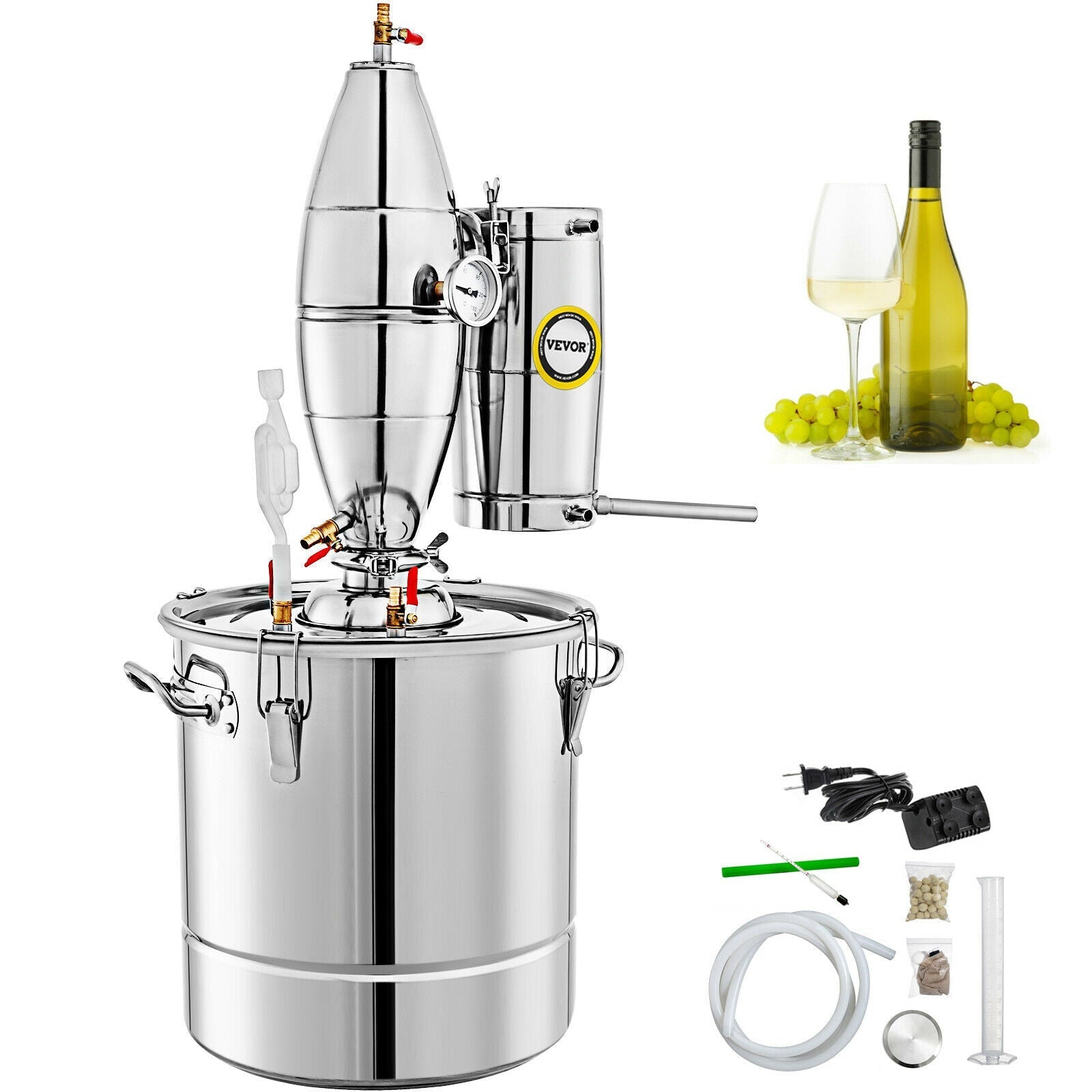 Complete Moonshine Alcohol Distiller Kit 50L – Par-Masters