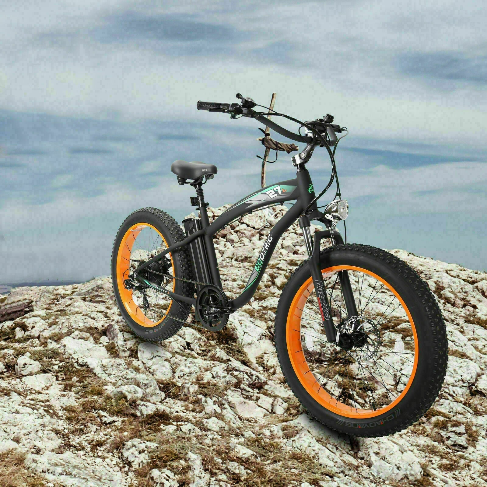Premium Electric Big Fat Tire Beach Cruiser Bike 1000W – Par-Masters