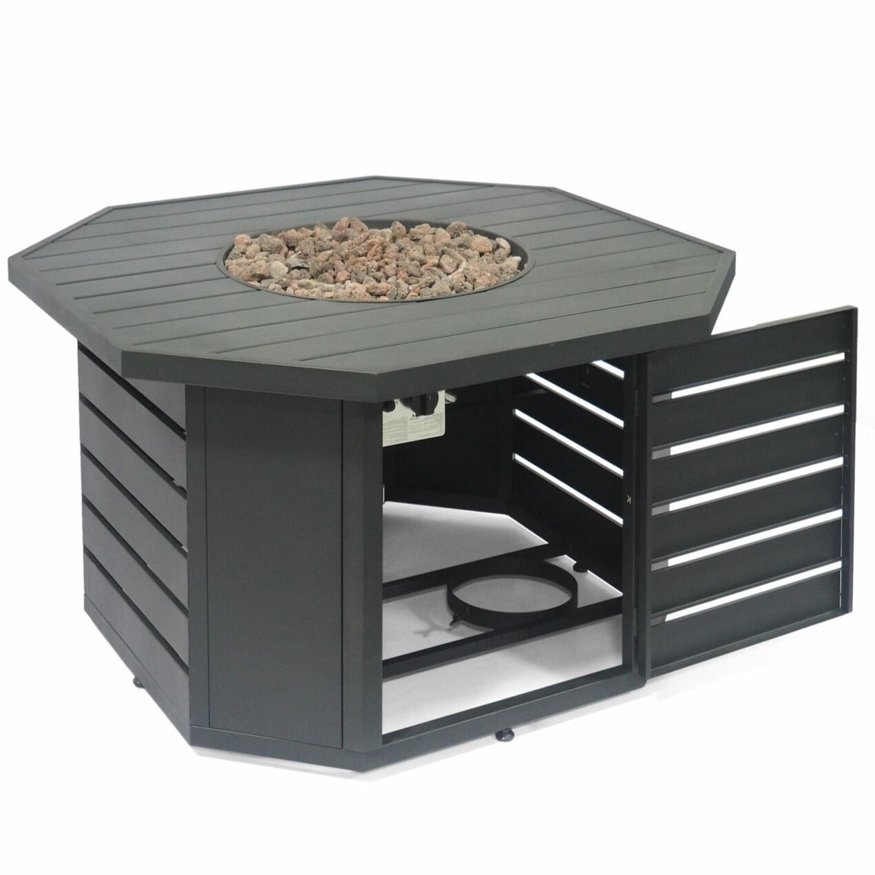 Premium Octagonal Outdoor Propane Fire Pit Table – 深圳市泽杨科技有限公司