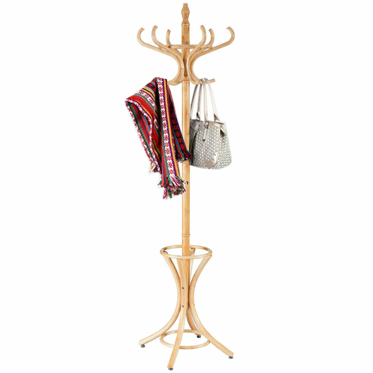 Premium Free Standing Modern Entryway Coat Tree Hanger Rack Stand – Par ...