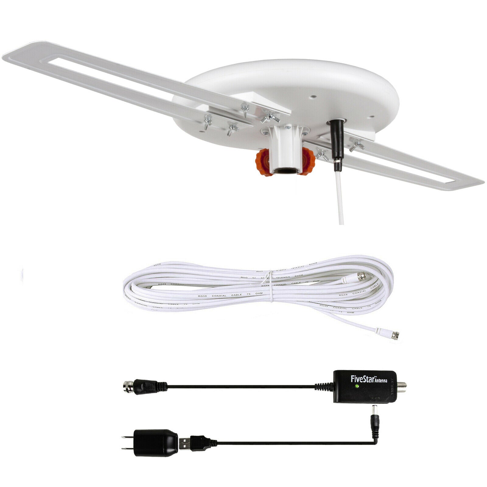 Powerful Omni Directional Digital Outdoor HDTV Long Range TV Antenna ...